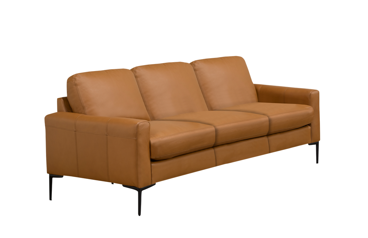 Luxury Leather Condo Sofa | International Design Center