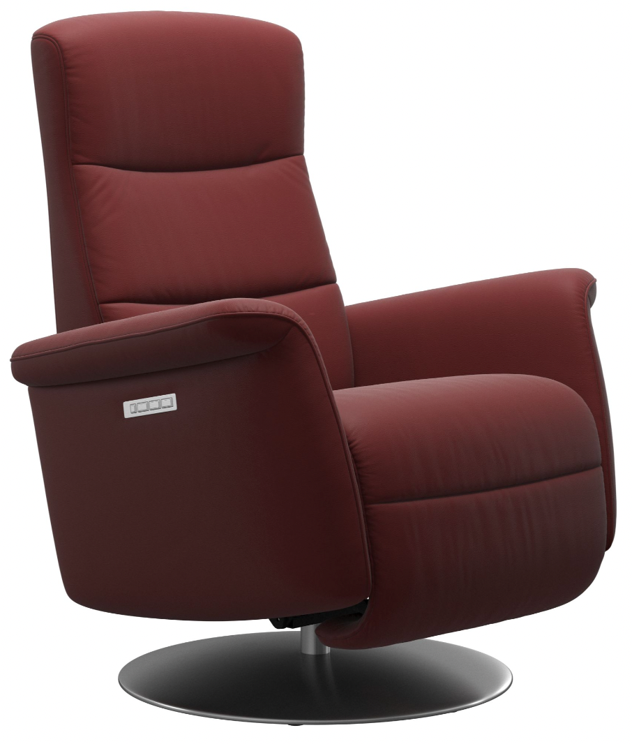 Ekornes Stressless Mike Medium Power Steel Recliner *Quick Ship ...