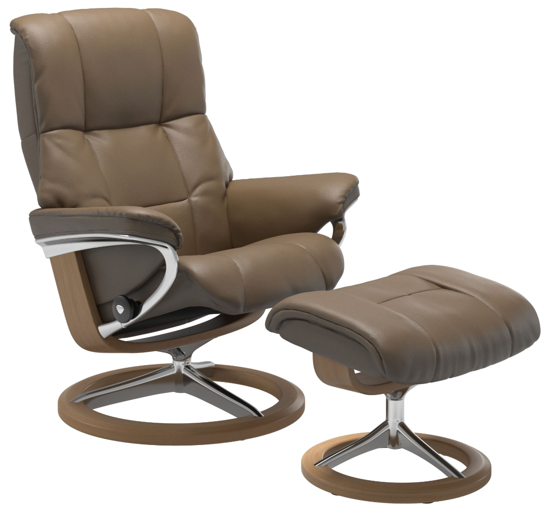 Ekornes Stressless Mayfair Large Signature Aluminum *Quick Ship ...