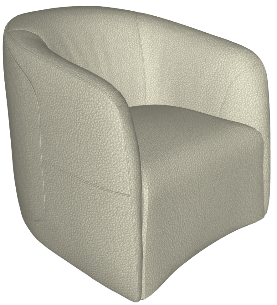 Natuzzi Italia Logos 2882 Swivel Chair 066 | International Design Center