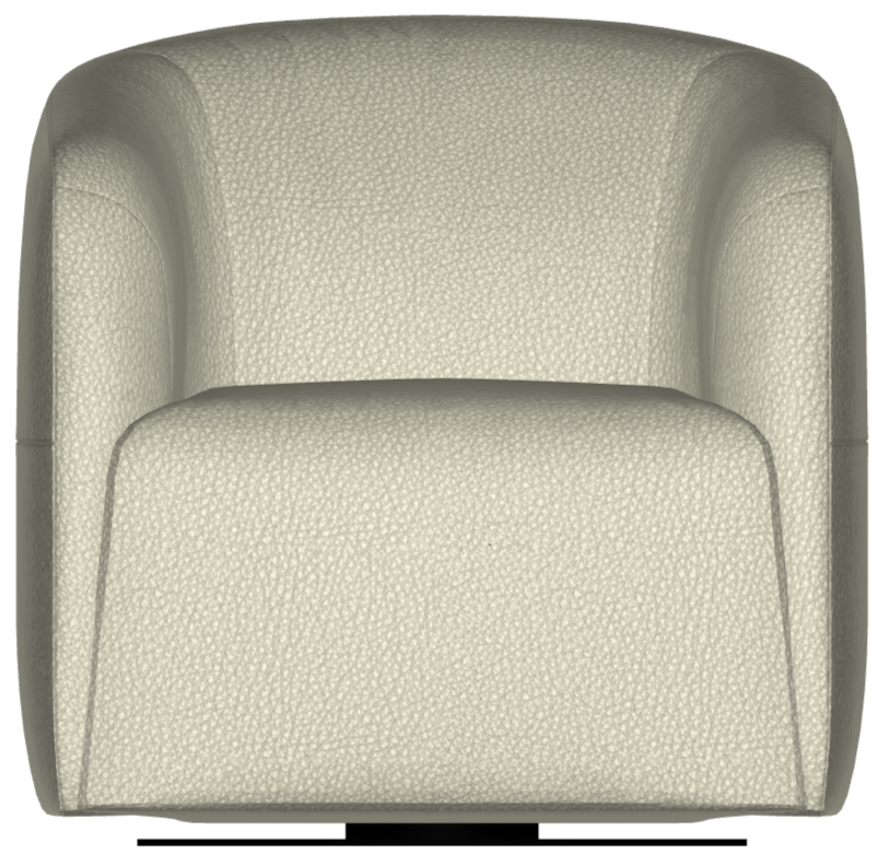 Natuzzi Italia Logos 2882 Swivel Chair 066 | International Design Center