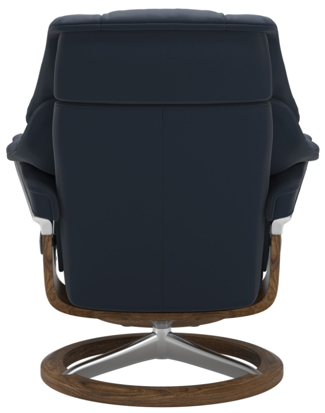 Ekornes Stressless Reno Large Signature New Sit Recliner with Ottoman ...